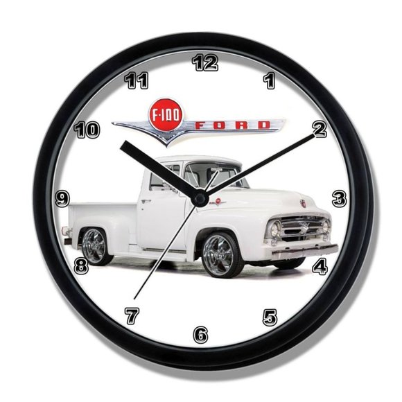 Clock | Wall Decor | 956 Ford F10 Pickup Truck White Clock New | Poshmark
